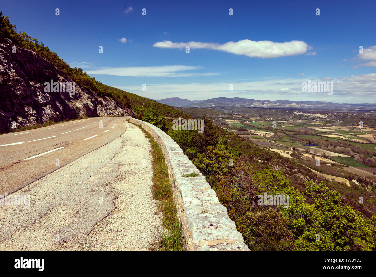 France mountain road hi-res stock photography and images - Alamy