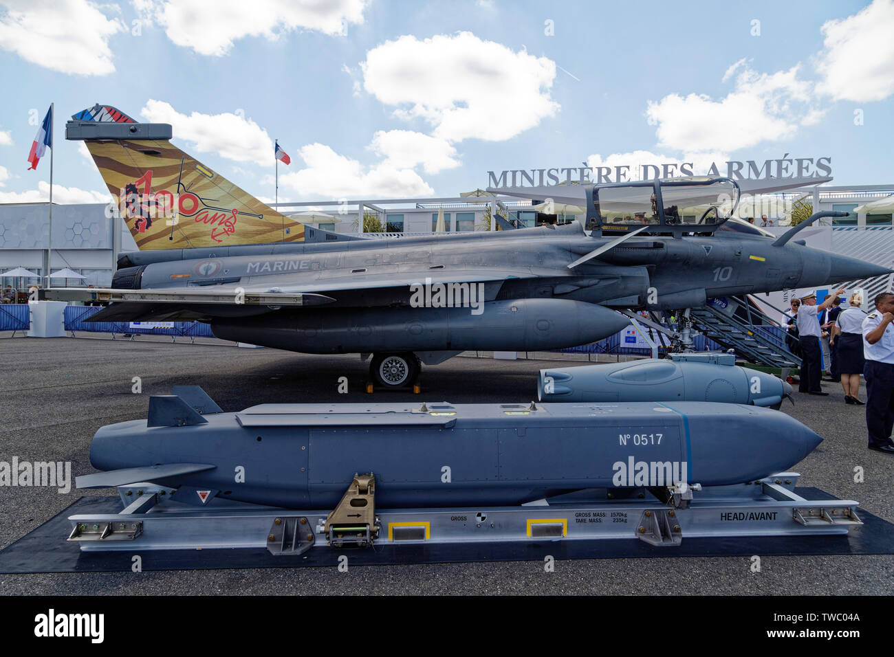 Paris-Le Bourget, France. 17th June, 2019. Presentation of the Dassault ...