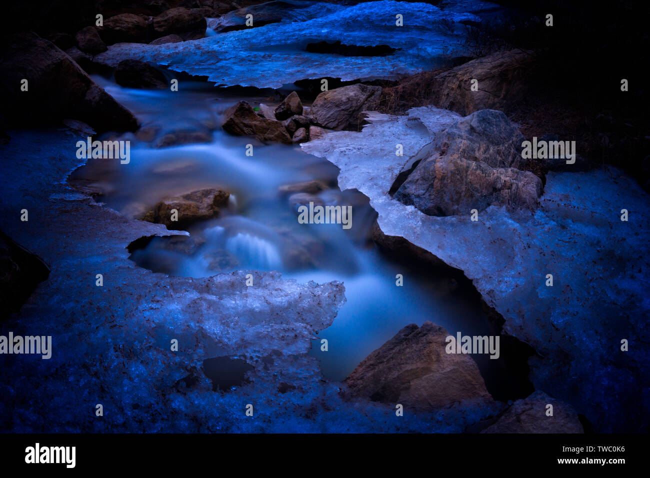 The world of ice Stock Photo - Alamy