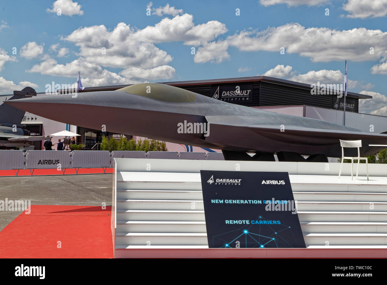 Paris-Le Bourget, France. 17th June, 2019. Presentation of the model of ...