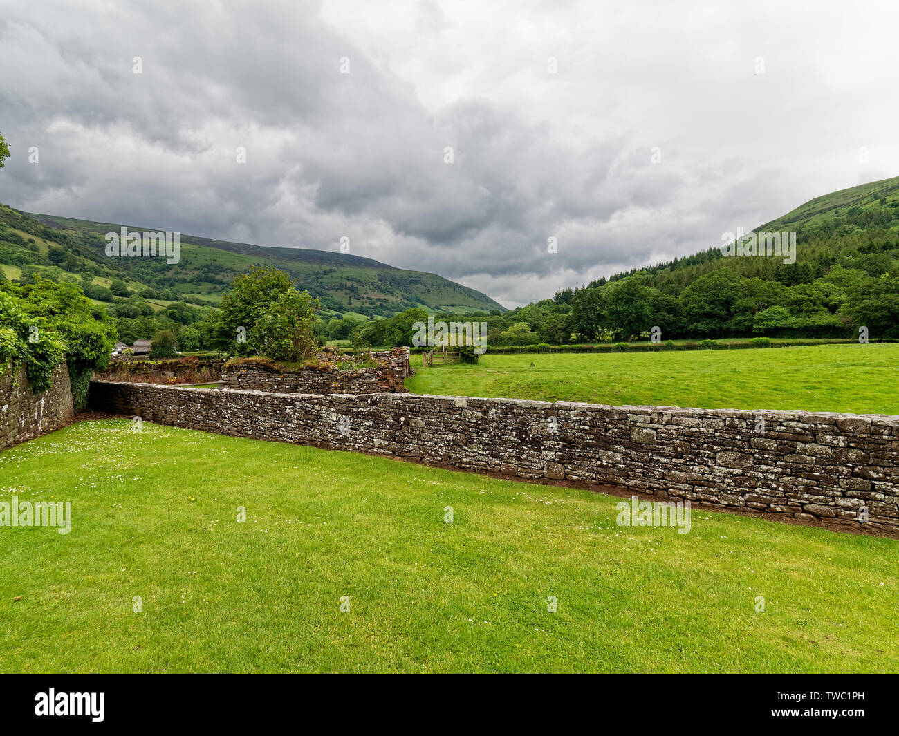 LLanthony Valley, Abergavenny, Wales, UK Stock Photo - Alamy