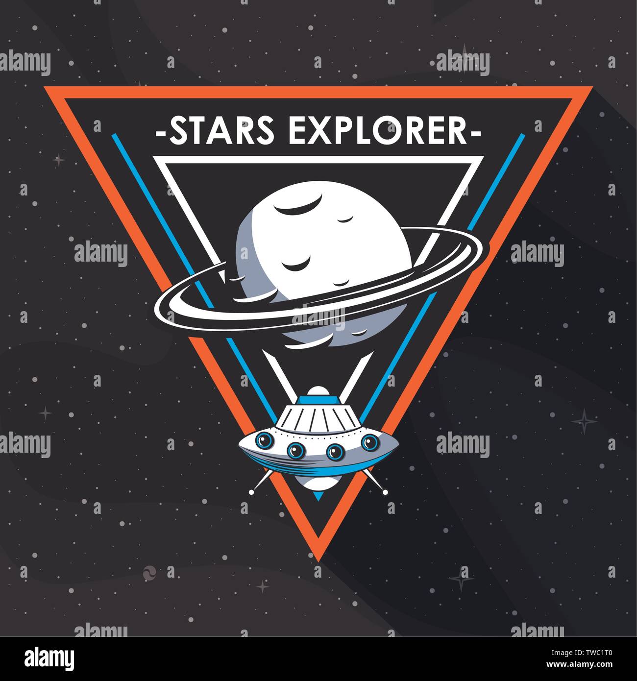 Space explorer patch emblem design Stock Vector Image & Art - Alamy