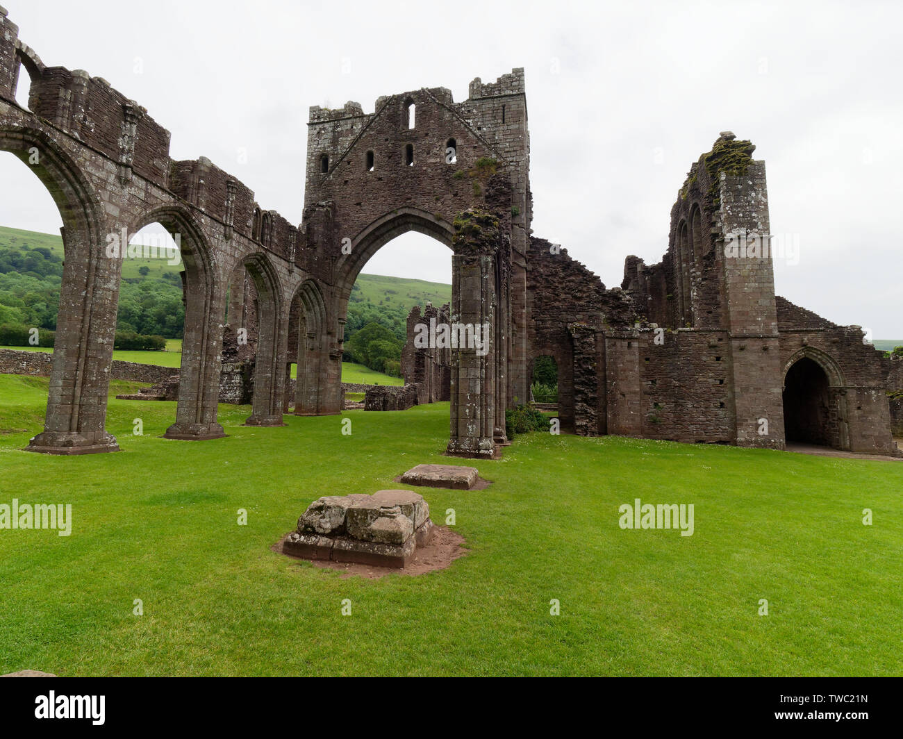 LLanthony Valley, Abergavenny, Wales, UK Stock Photo - Alamy