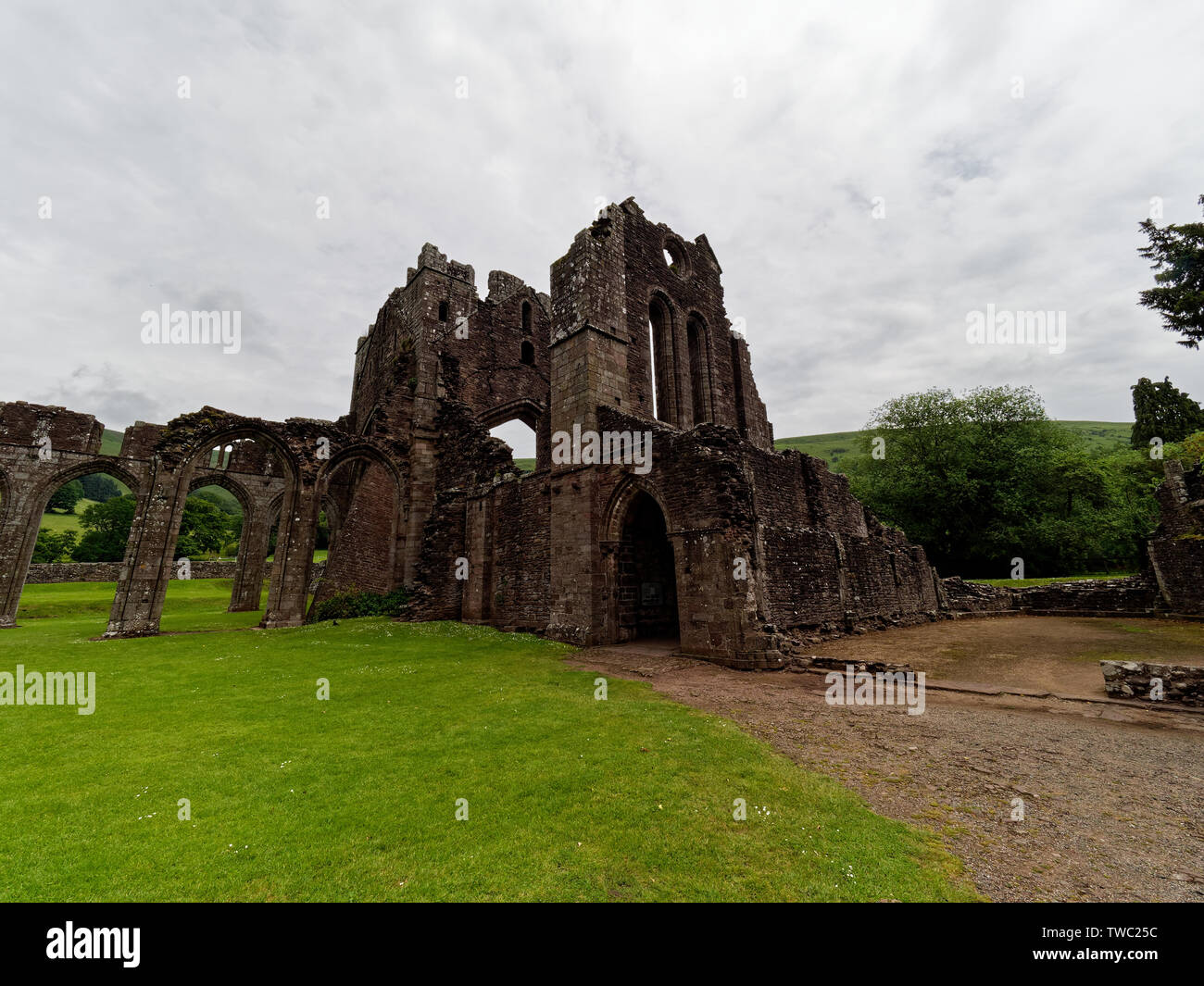 LLanthony Valley, Abergavenny, Wales, UK Stock Photo - Alamy