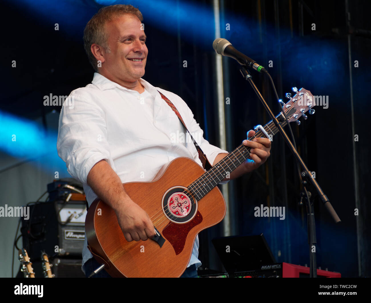 Montreal, Canada. French Canadian singer and guitarist Marc Dery ...