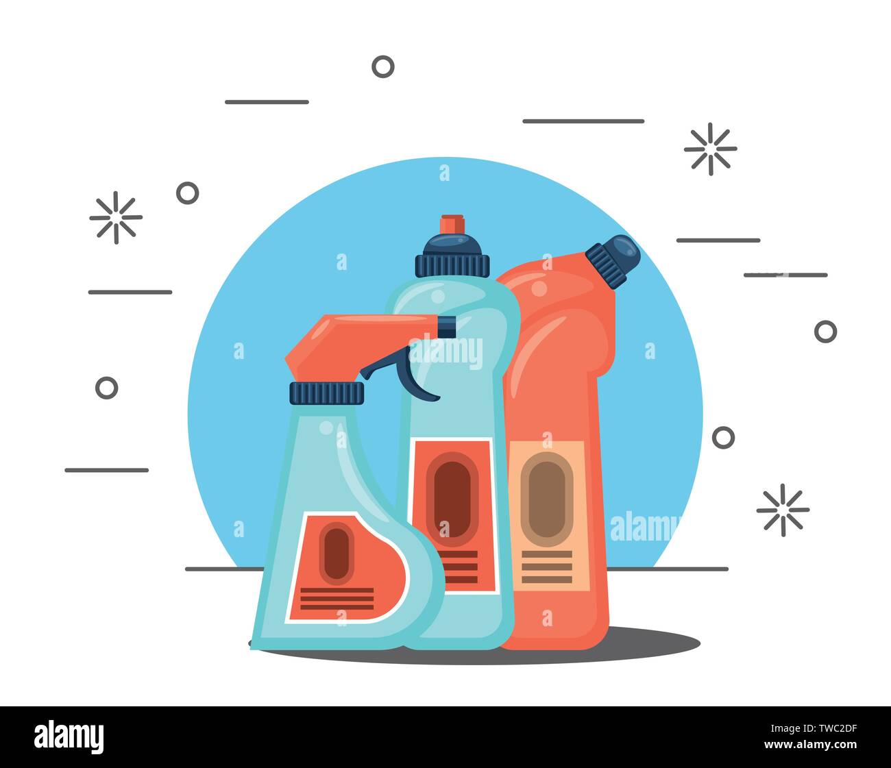 Cleaning products for home cartoons Stock Vector Image & Art - Alamy