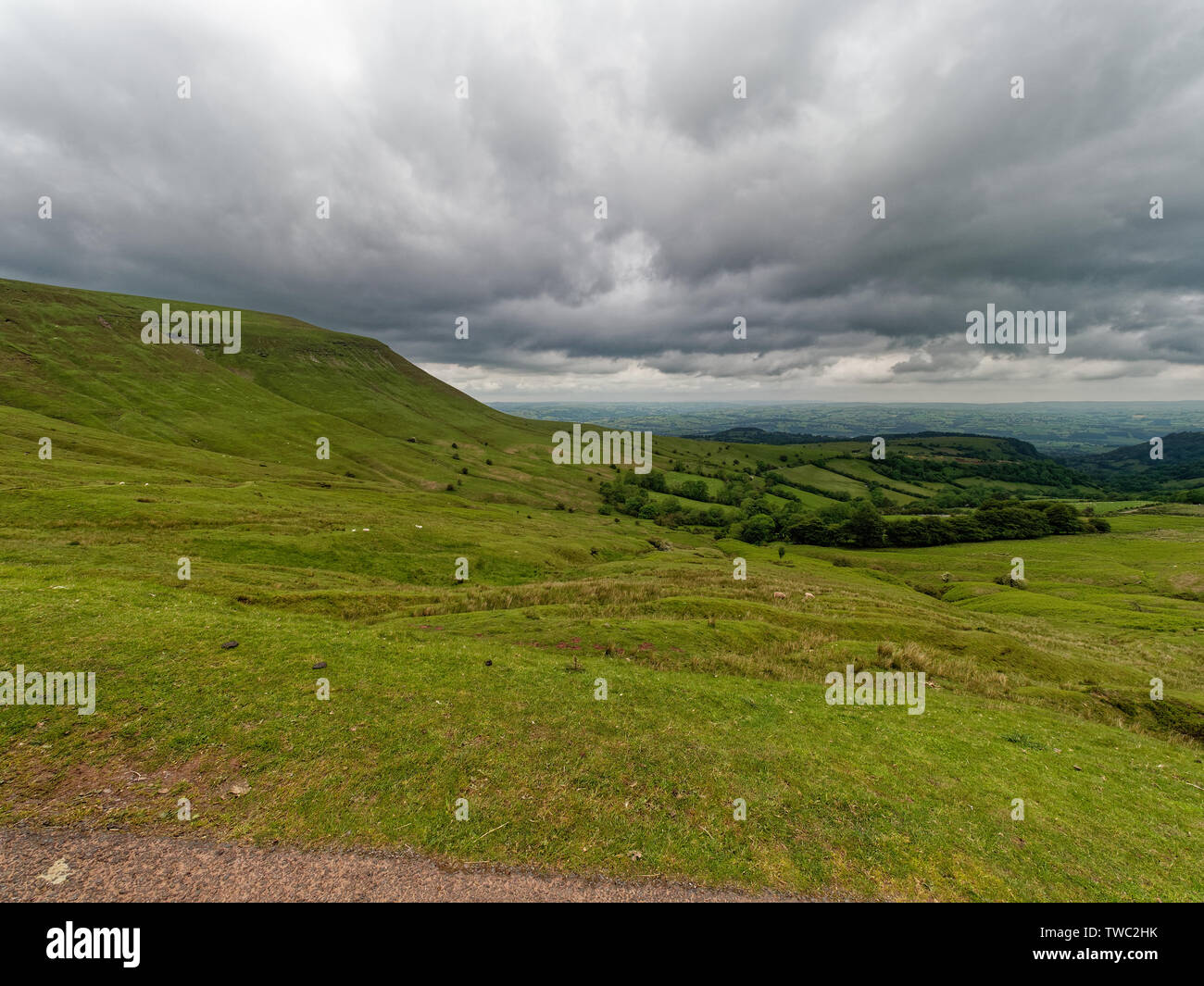 LLanthony Valley, Abergavenny, Wales, UK Stock Photo - Alamy