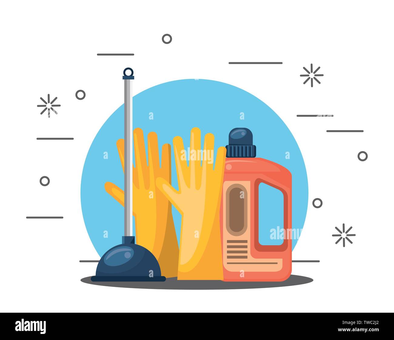 Cleaning products for home cartoons Stock Vector Image & Art - Alamy
