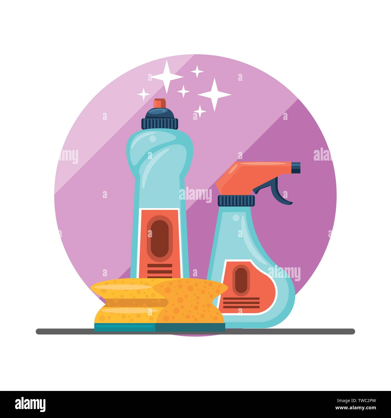 Cleaning products for home cartoons Stock Vector Image & Art - Alamy
