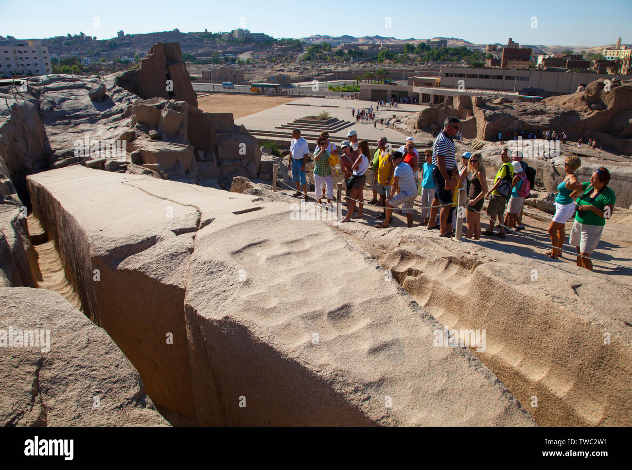 Obelisco inacabado del Imperio Nuevo,Assuan, Valle del Nilo, Egipto ...