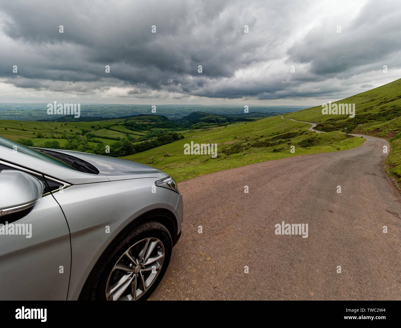LLanthony Valley, Abergavenny, Wales, UK Stock Photo - Alamy