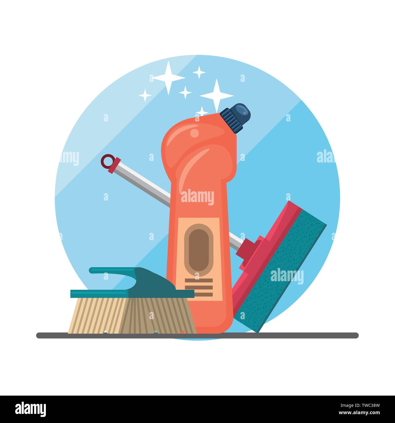 Cleaning products for home cartoons Stock Vector Image & Art - Alamy