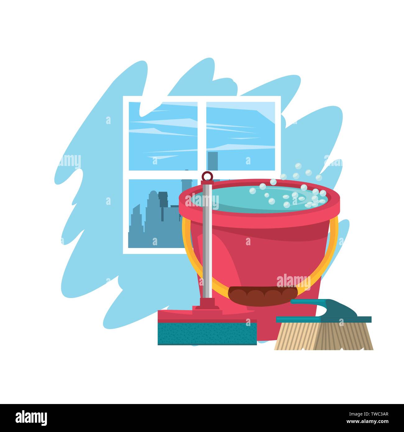 Cleaning products for home cartoons Stock Vector Image & Art - Alamy