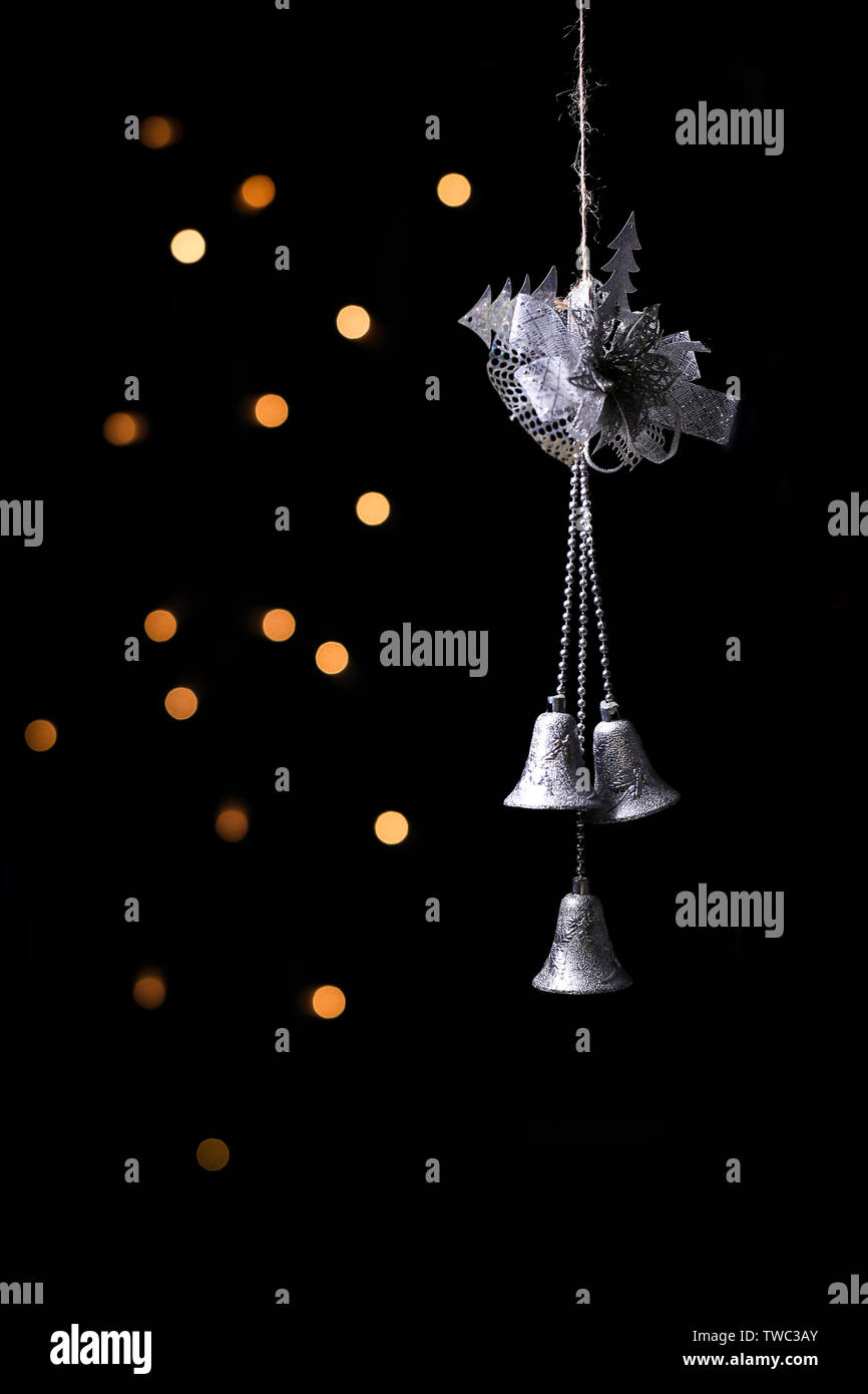 Christmas bell decorations Stock Photo - Alamy