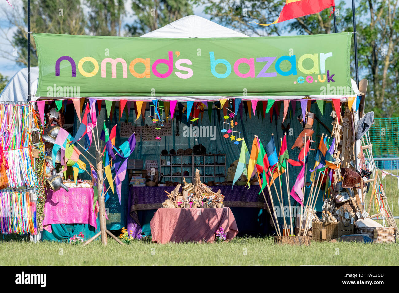 Music festival stalls hi-res stock photography and images - Alamy