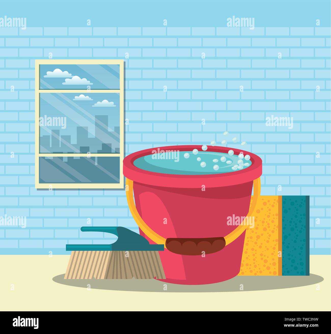 Cleaning products for home cartoons Stock Vector Image & Art - Alamy