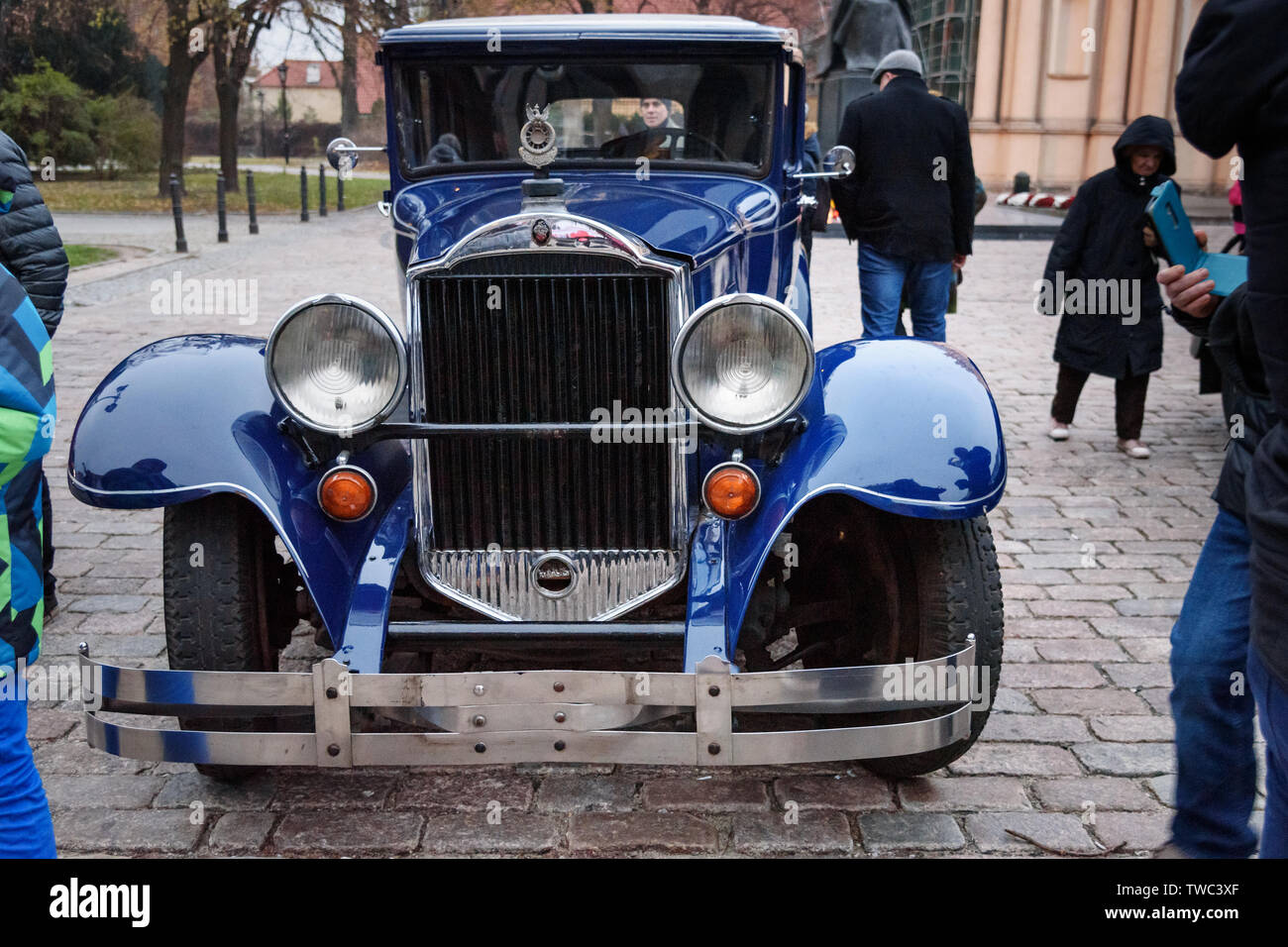 Warsaw, Poland - November 11, 2018: Vintage car 1929 Packard 645 Deluxe ...