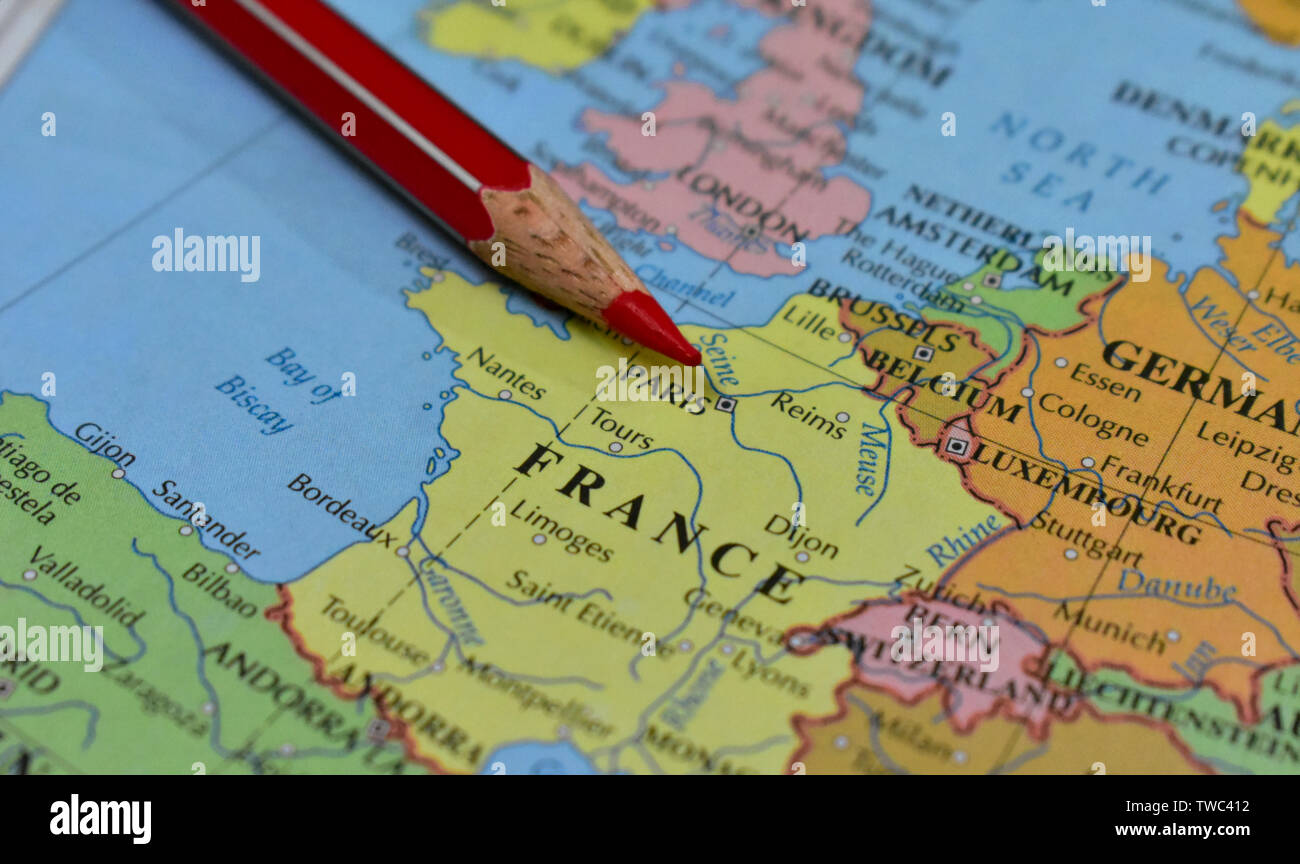 Pencil map hi-res stock photography and images - Alamy