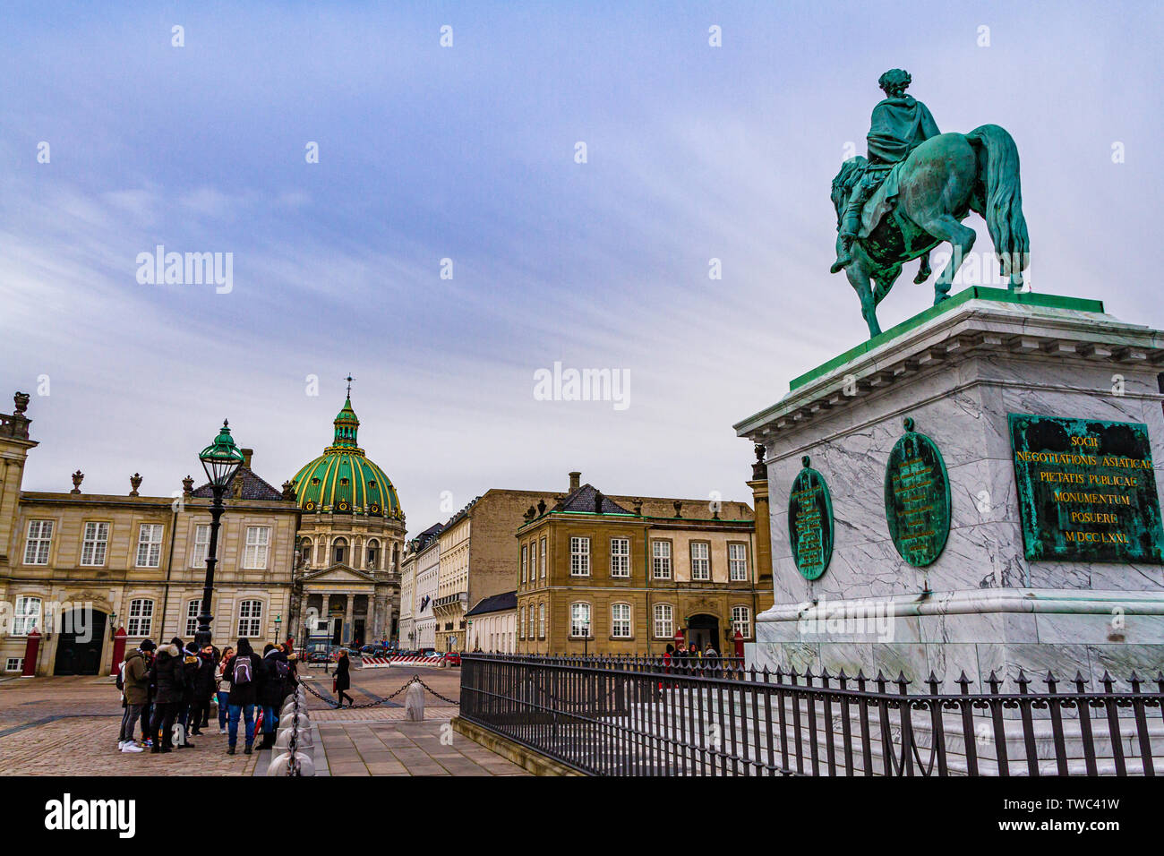 Amalienborg royal palace hi-res stock photography and images - Alamy