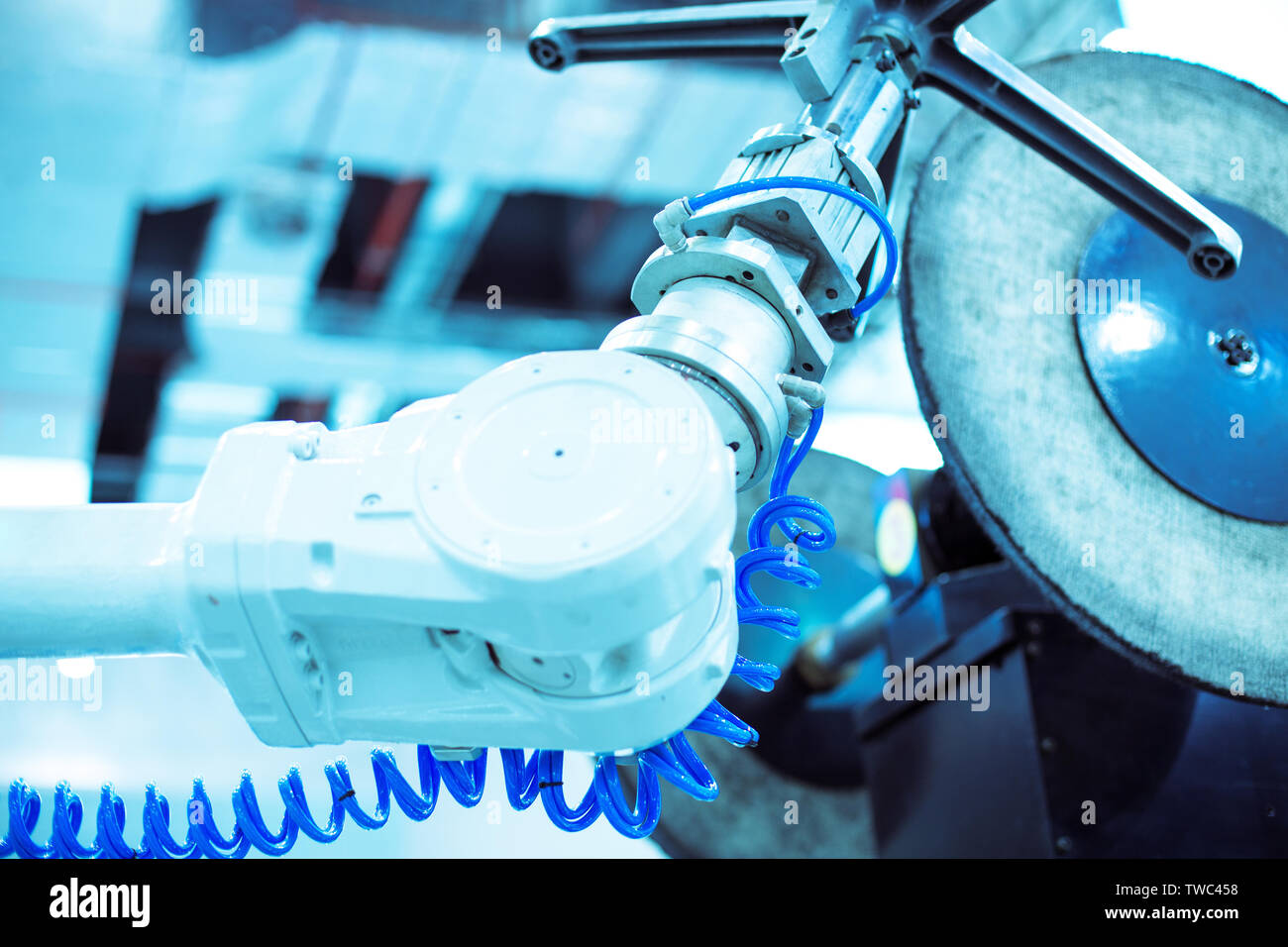 Artificial intelligence machine Stock Photo - Alamy