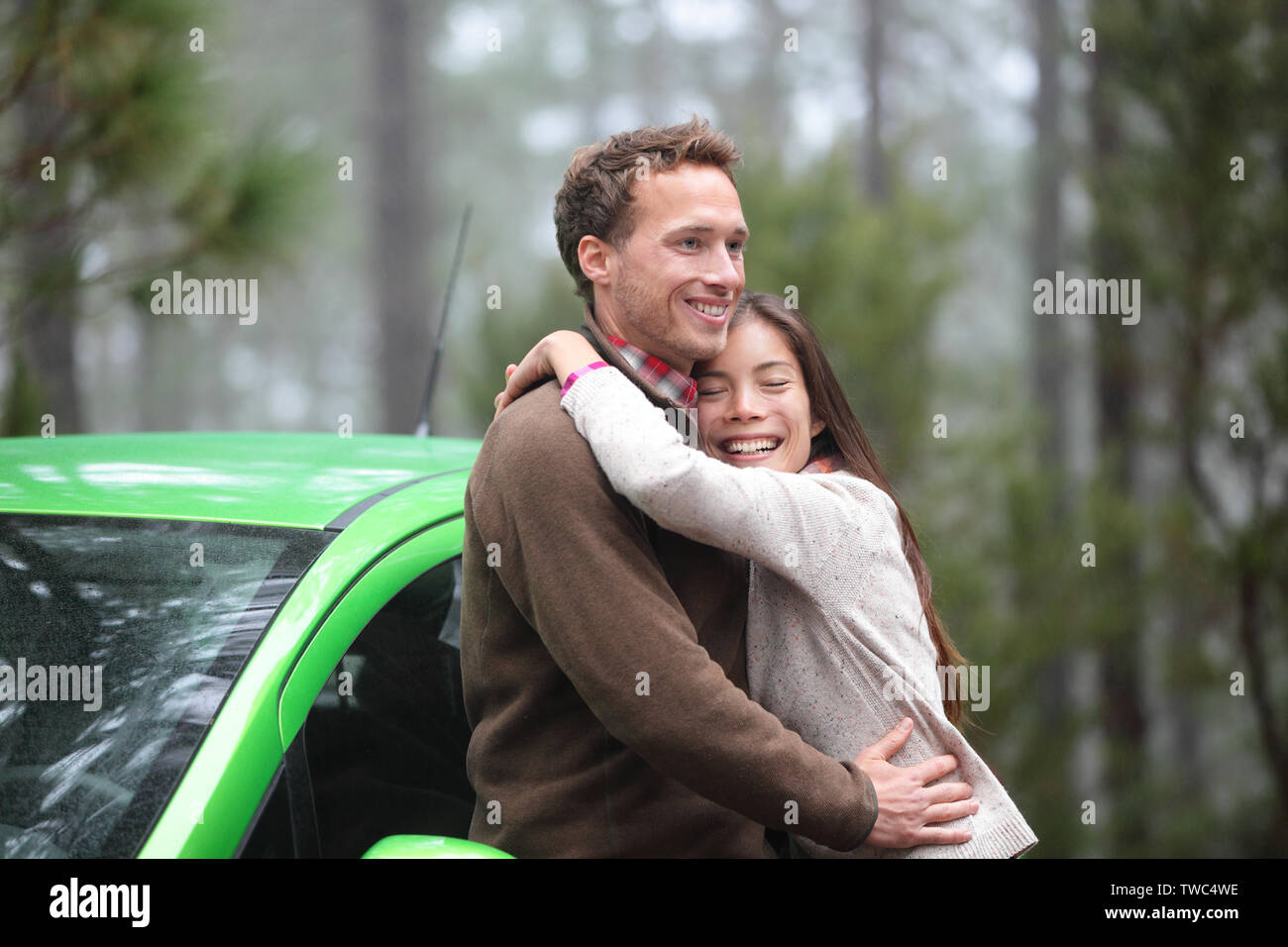Hug hugging car hi-res stock photography and images - Alamy