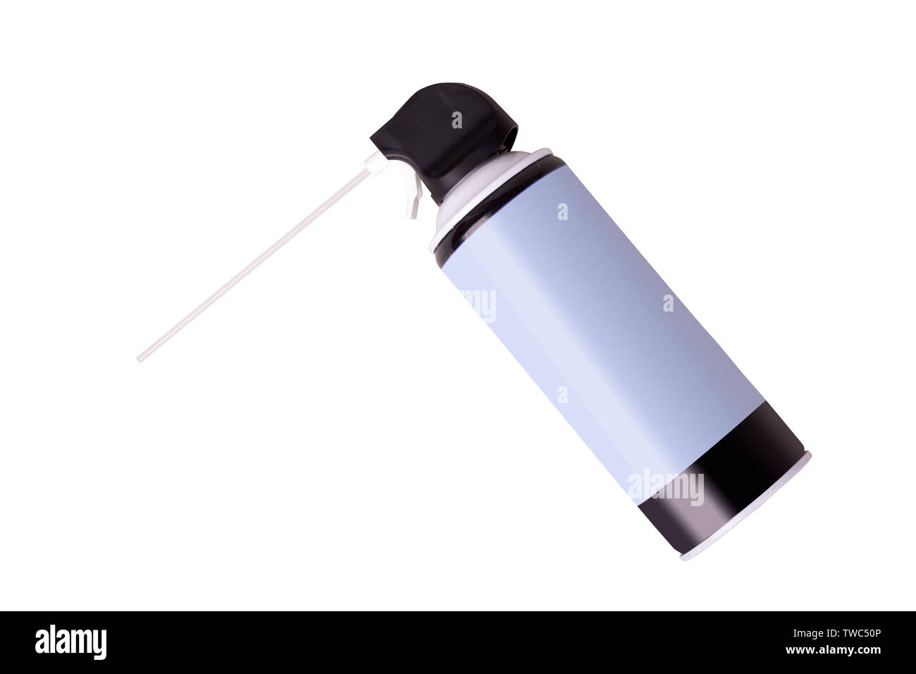 isolated air spray can on white background Stock Photo - Alamy