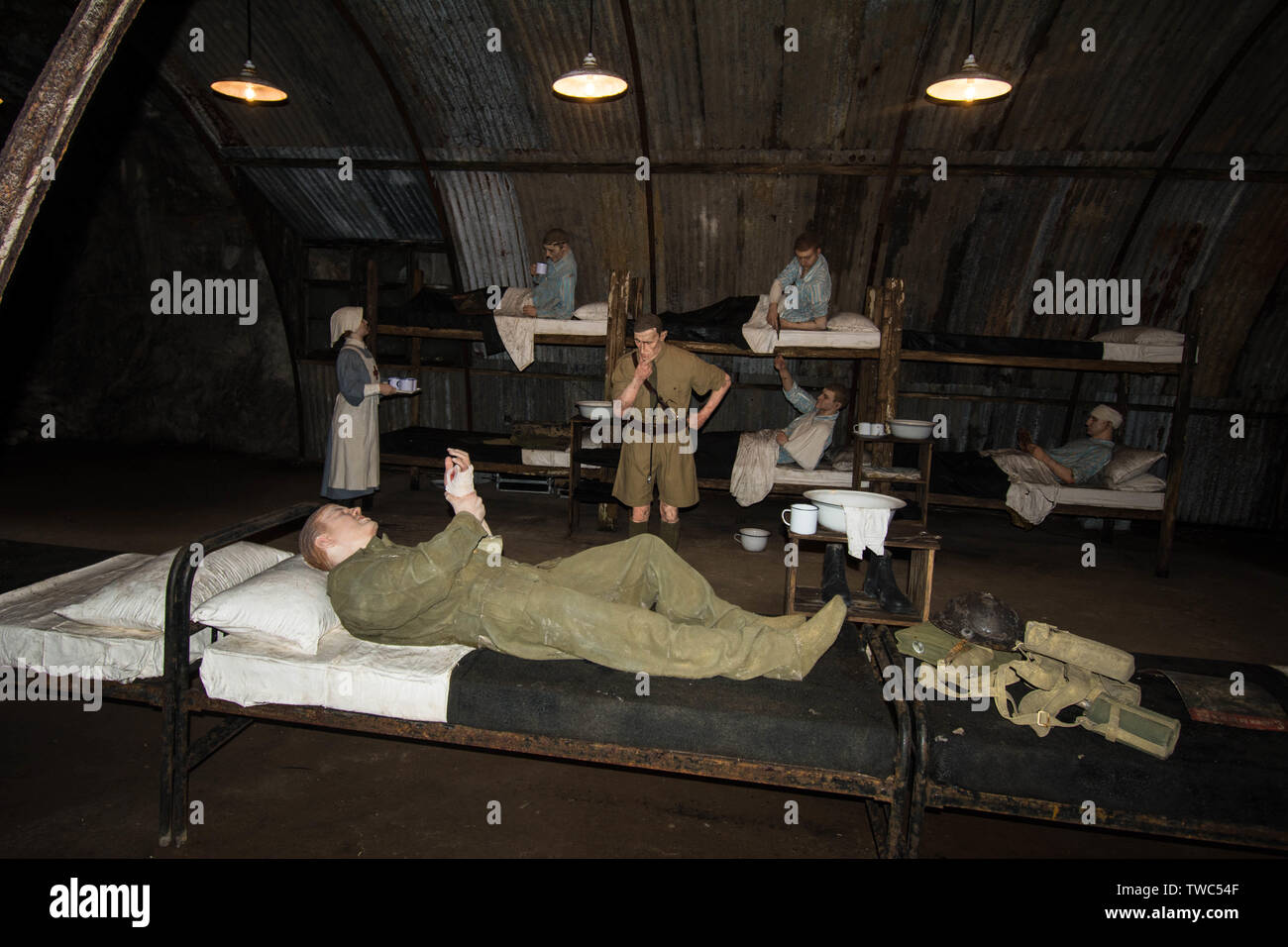 Nurse and army officer hi-res stock photography and images - Alamy