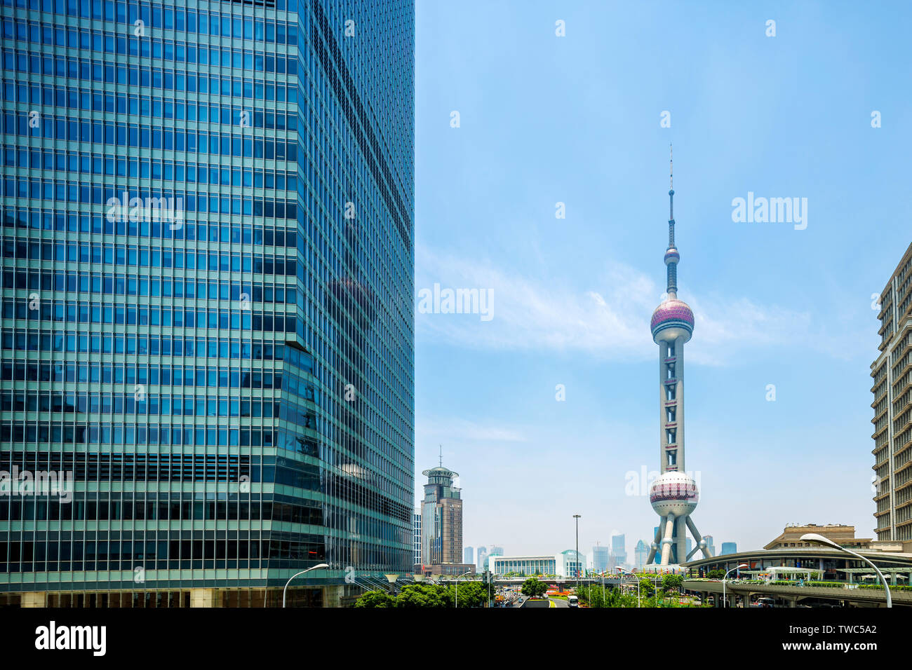 modern buildings and landmark in shanghai Stock Photo - Alamy