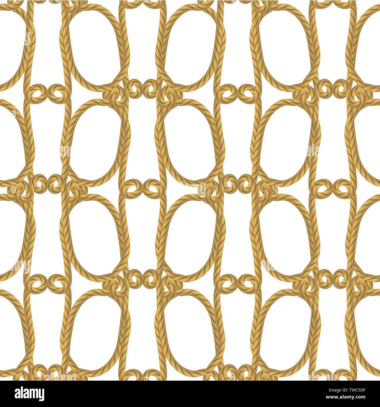 Rope Seamless Pattern Stock Vector Image & Art - Alamy