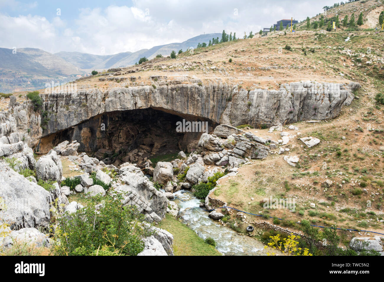 Kfardebian natural bridge hi-res stock photography and images - Alamy