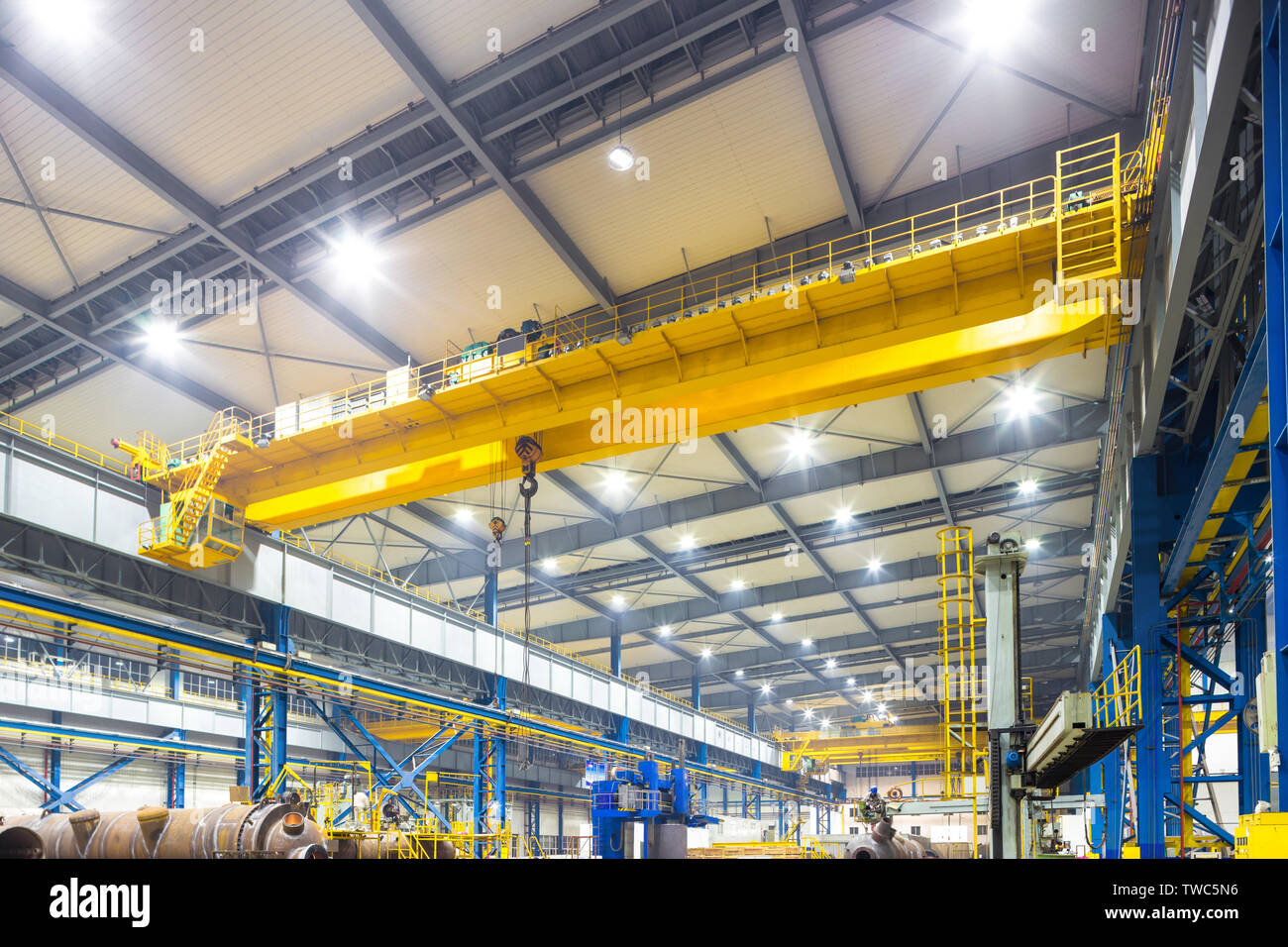 Interior of factory workshop Stock Photo - Alamy