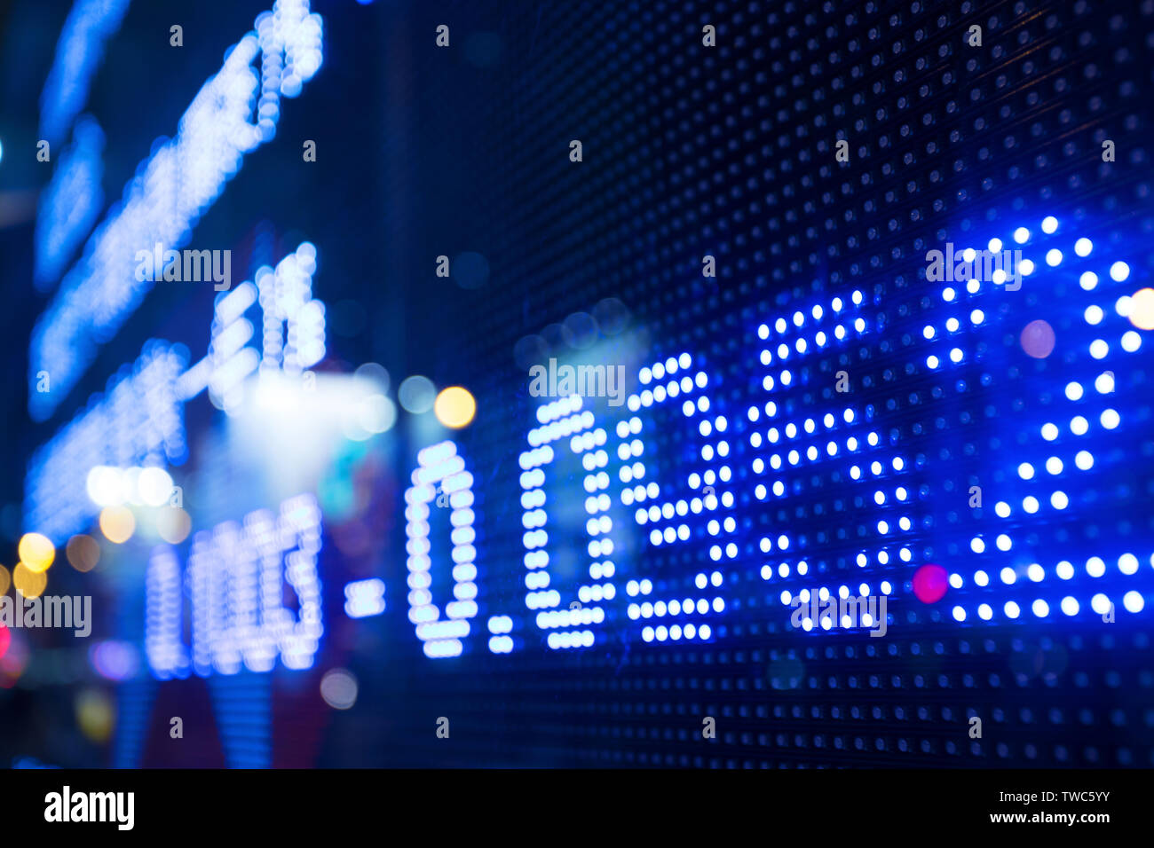 Stock market quotes hi-res stock photography and images - Alamy