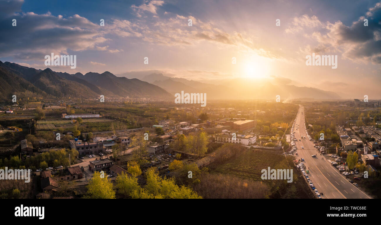 Chinese highway scenery Stock Photo - Alamy