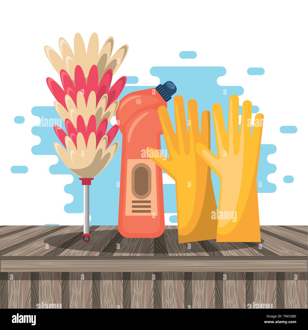 Cleaning products for home cartoons Stock Vector Image & Art - Alamy