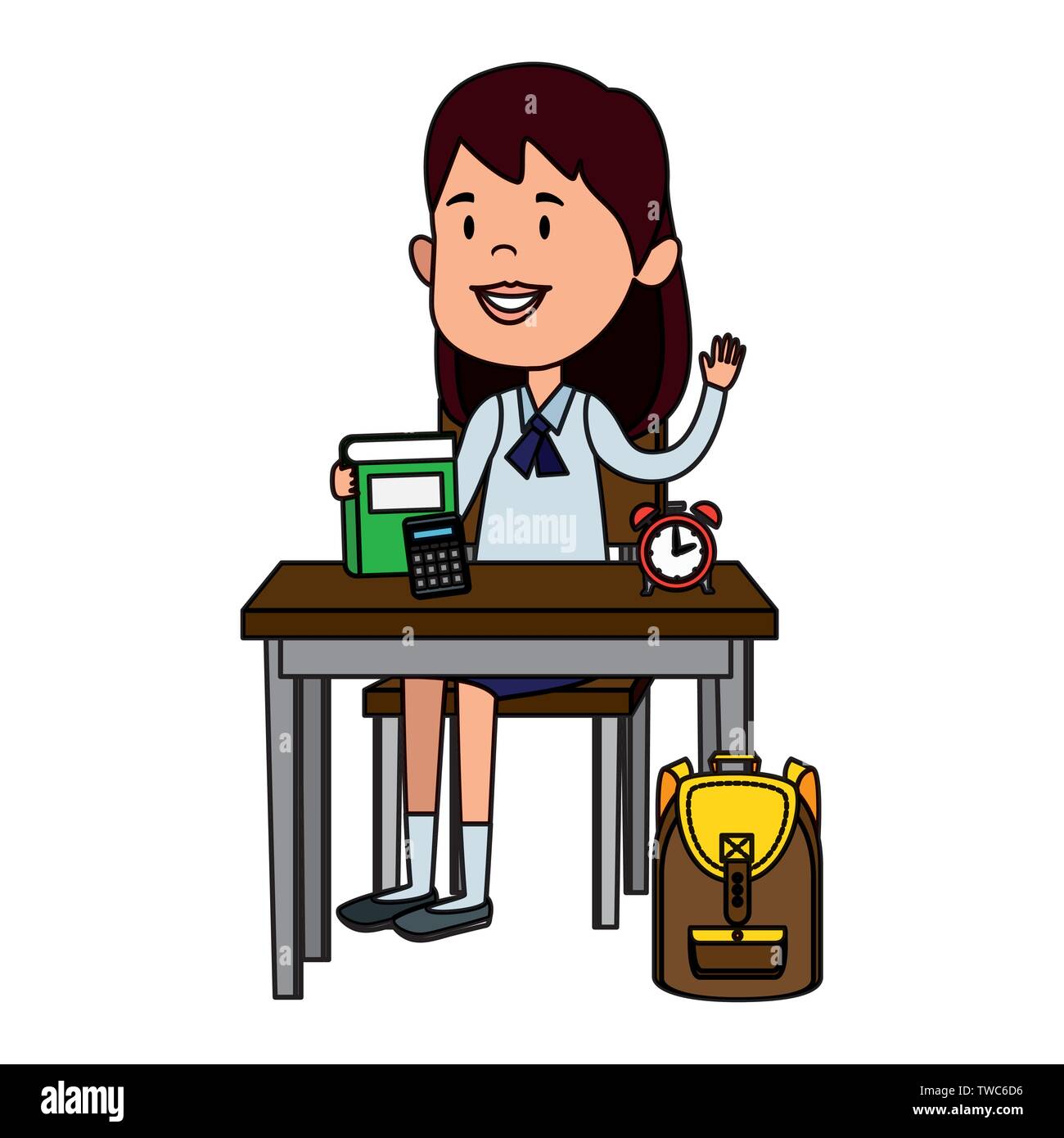Excited Student Clipart