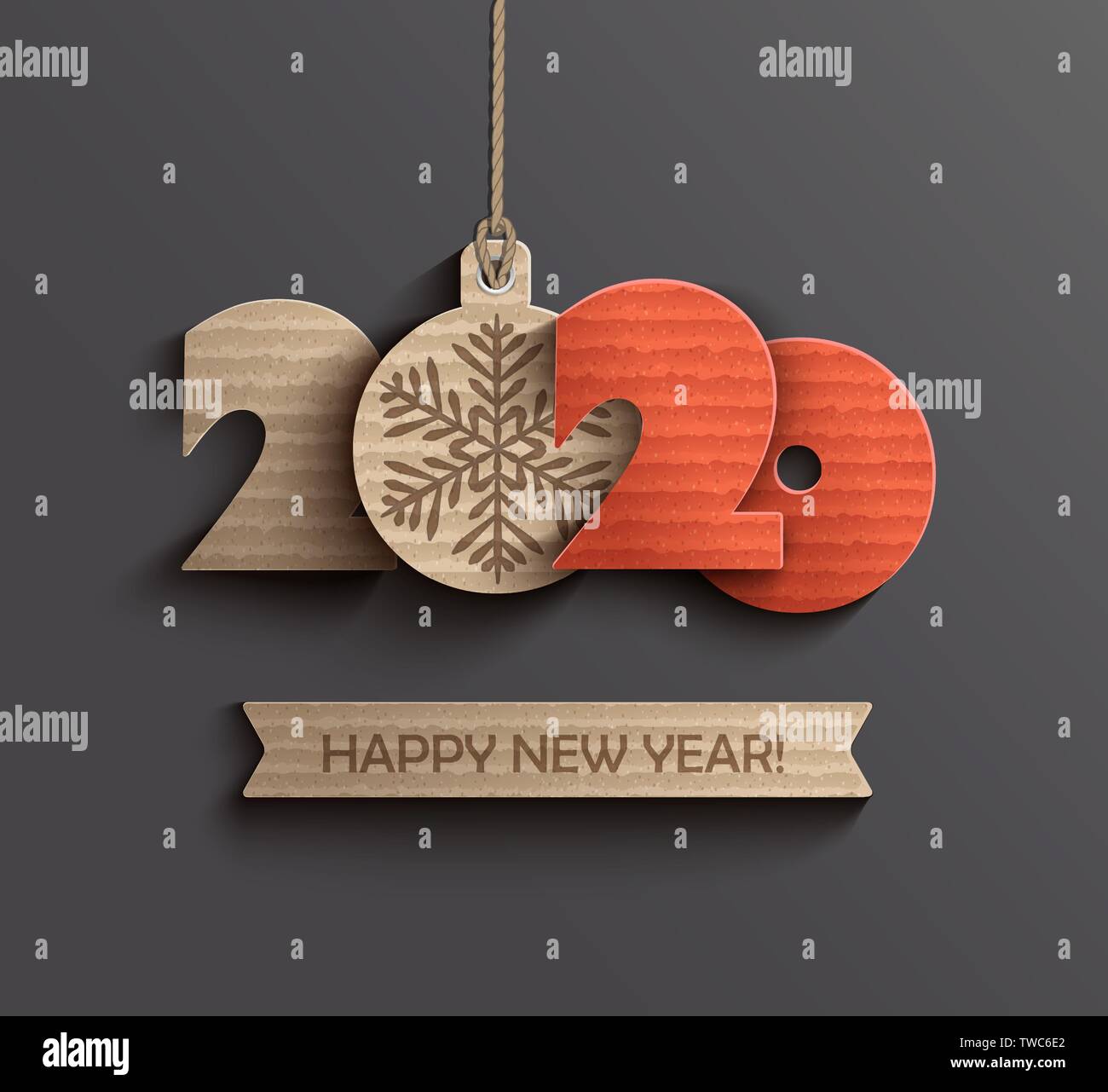 Happy new year modern Stock Vector Images - Alamy