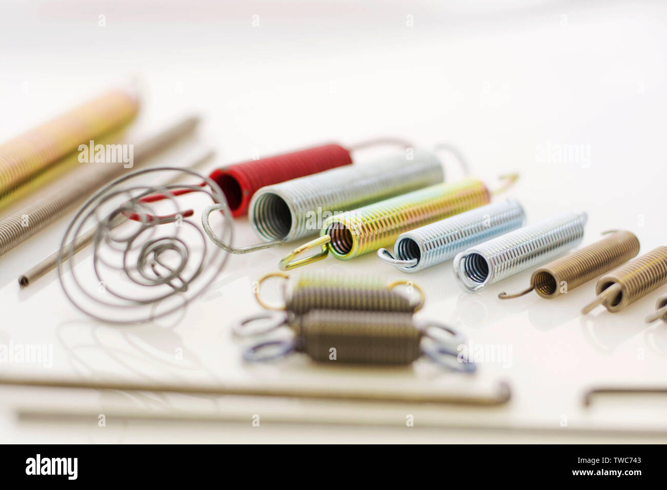 Various types of industrial tension & compression springs & pressings ...