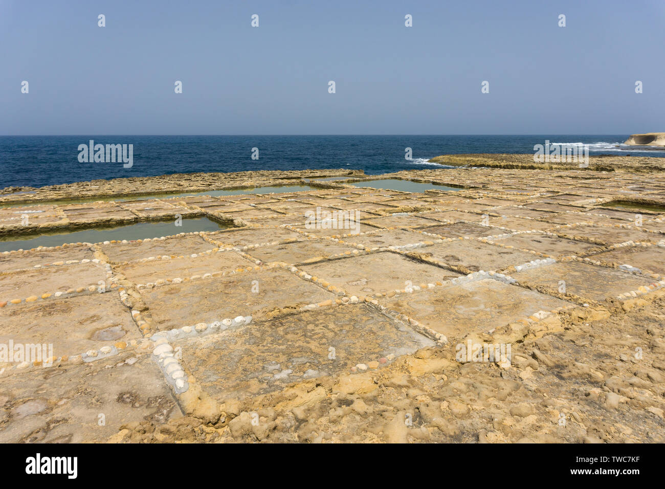 SALT PANS OF GOZO ISLAND, MALTA Stock Photo - Alamy