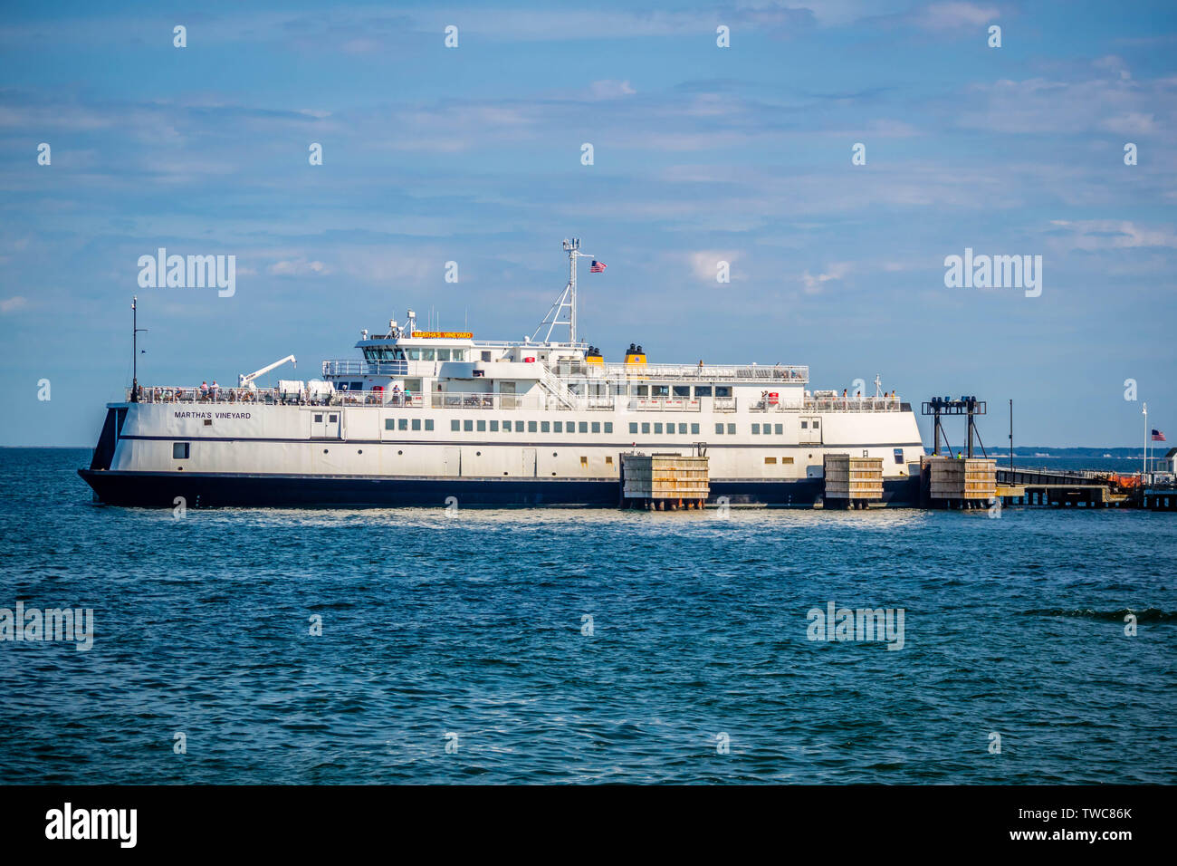 Cape Cod Marthas Vineyard, MA, USA - Sept 4, 2018: The Martha's ...