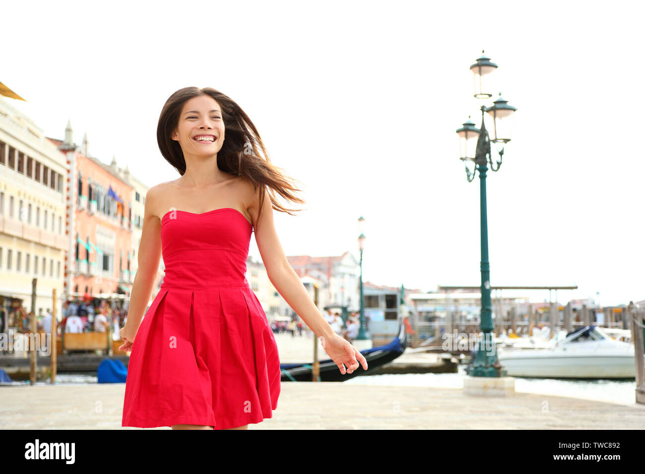 Italian girl beautiful running hi-res stock photography and images - Alamy