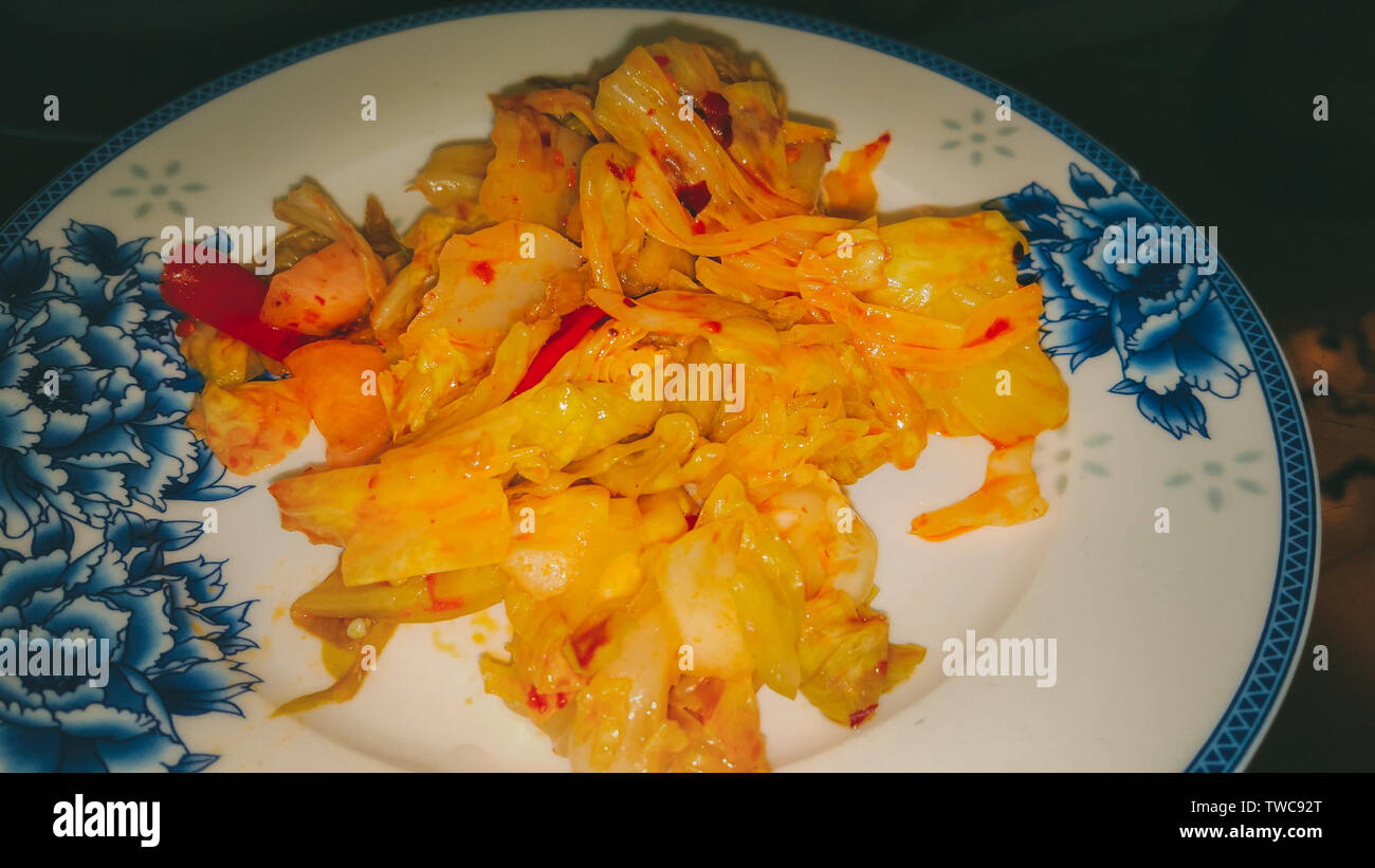 Sichuan red oil pickles Stock Photo - Alamy