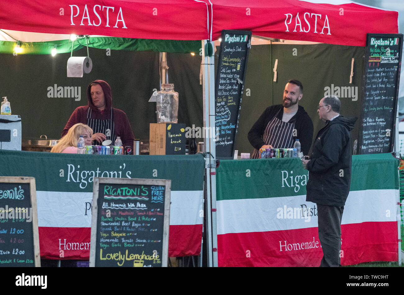 Music festival tent sign hi-res stock photography and images - Alamy