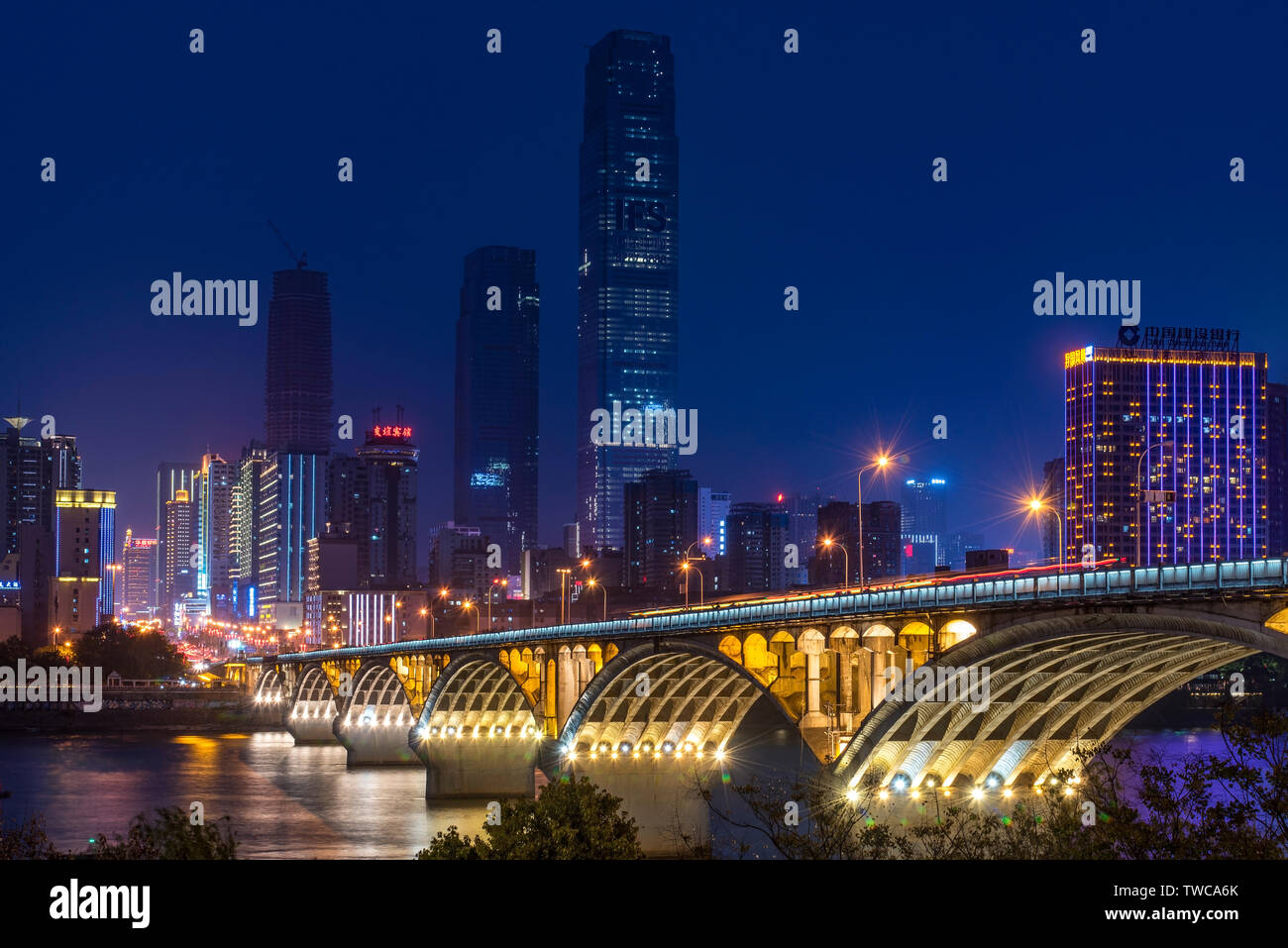 Orange chau and changsha ifs night view hi-res stock photography and ...