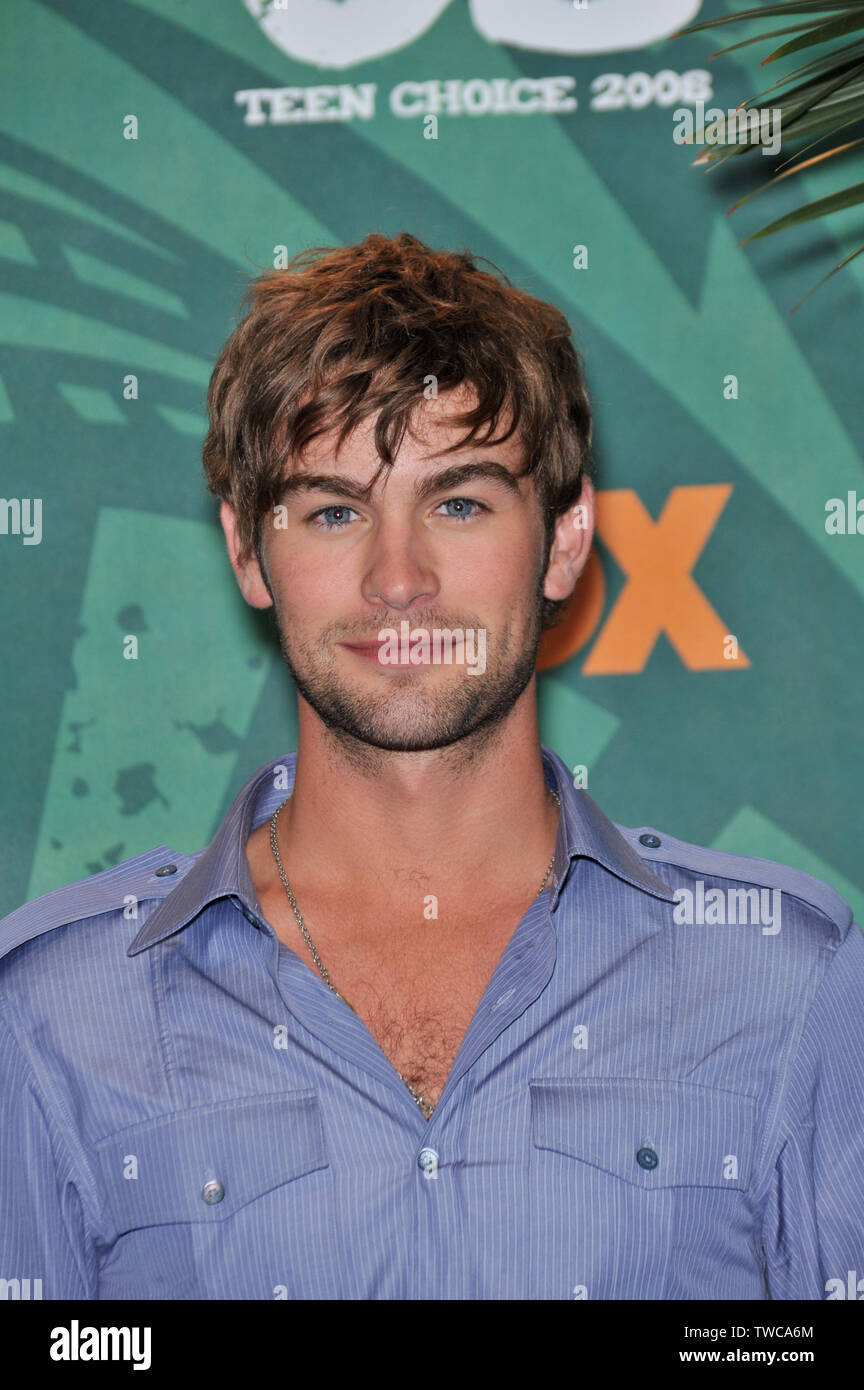 LOS ANGELES, CA. August 03, 2008: Chase Crawford at the 2008 Teen ...