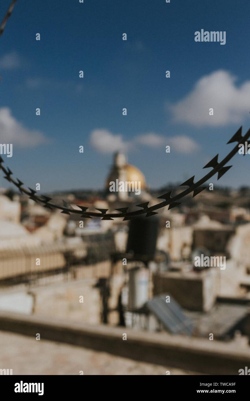 Dome of the chain jerusalem israel temple mount islam hi-res stock ...