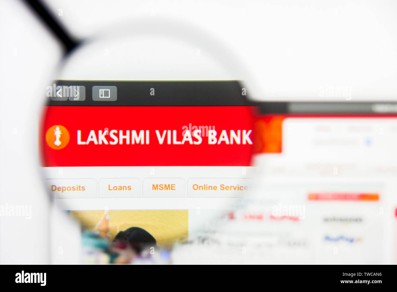 Lakshmi vilas bank logo hi-res stock photography and images - Alamy