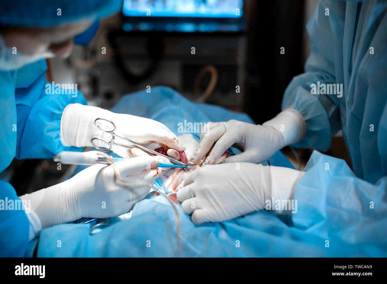 Bloody Surgical Glove High Resolution Stock Photography and Images - Alamy