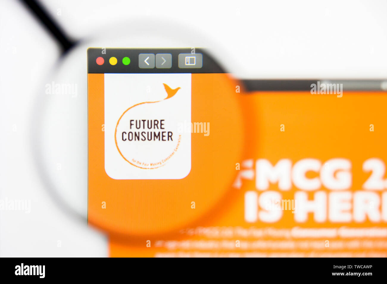 New York, New York State, USA - 19 June 2019: Illustrative Editorial of ...