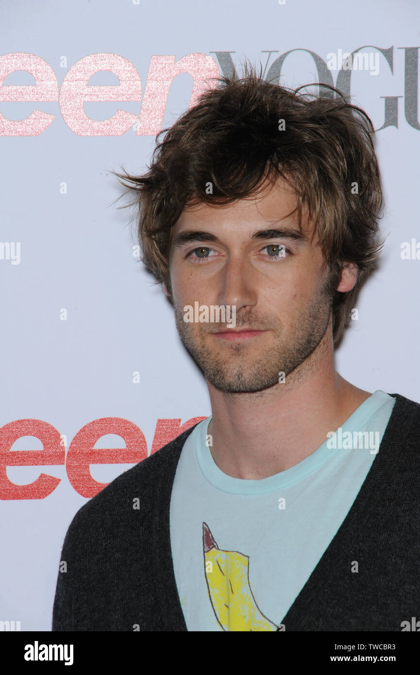 LOS ANGELES, CA. September 18, 2008: Ryan Eggold at Teen Vogue's Young ...