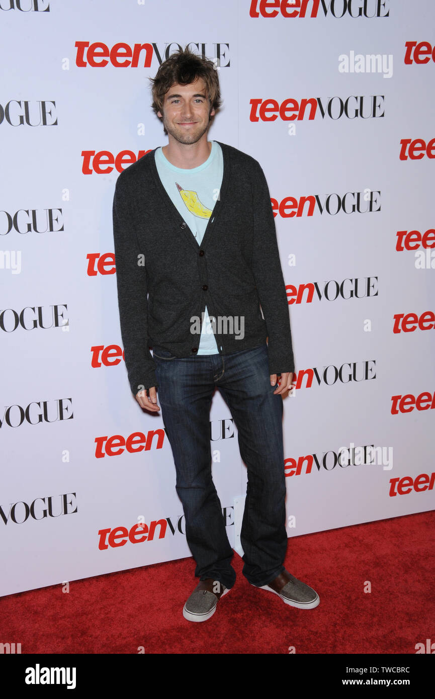 LOS ANGELES, CA. September 18, 2008: Ryan Eggold at Teen Vogue's Young ...